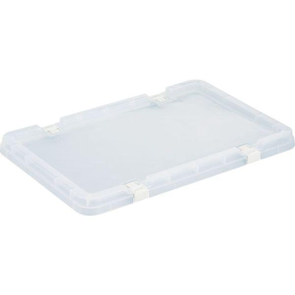 ・簡単なロック式フタです。・透明なので内容物の有無がわかります。・適合コンテナ：ST-28B、ST-36B、ST-54B・色：透明・外形寸法(mm)間口：604・外形寸法(mm)奥行：403・外形寸法(mm)高さ：39・適合本体：ST-28...