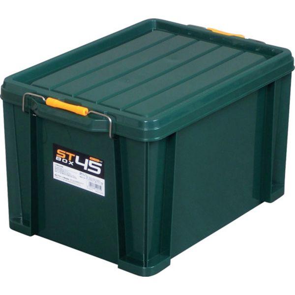 ・スタッキングでき便利です。・フタに15cmまでの目盛り付です。・容量(L)：43・色：ダークグリーン・外形寸法(mm)間口：379・外形寸法(mm)奥行：545・外形寸法(mm)高さ：322・有効内寸(mm)間口：309・有効内寸(mm)...