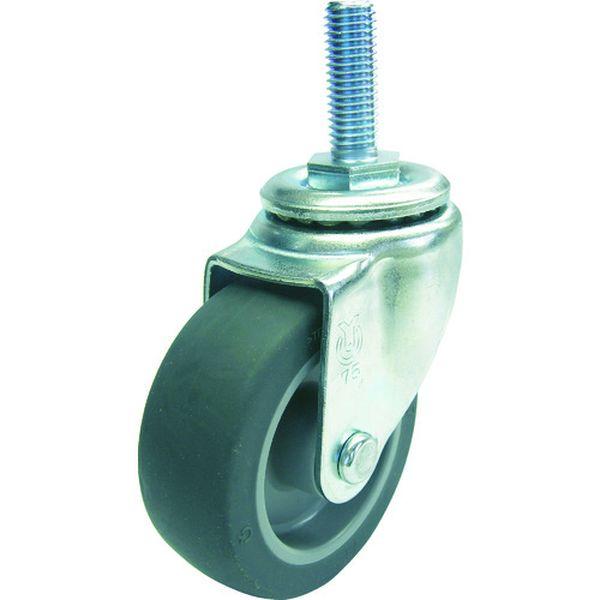 ・走行性・耐荷重を備えた標準的な小型キャスターです。軽量物運搬用のワゴンやラックに最適です。・床面に跡が付きにくい材質です。・床面を汚しにくいエラストマー車輪を使用しています。・台車や家具、什器に。・車輪径D(mm)：65・タイプ：自在式・...