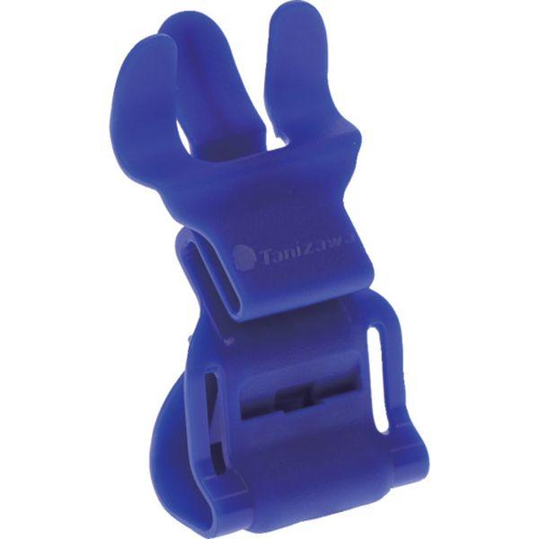 ・取り付ける保護帽の形状に関係なく、安定してペンを保持することができます　・φ7〜15mmの径のペンに適応します・品名：ペンホルダー・色：ロイヤルブルー・幅(mm)：35・奥行(mm)：29・長さ(mm)：69・タニザワ製保護帽：溝付型・溝...