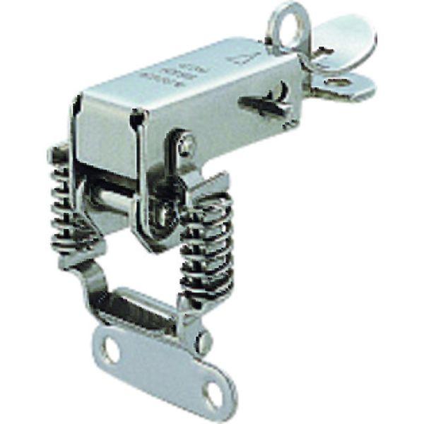 ・筐体のコーナーに取り付け、扉正面側から締め込み、解除操作ができます。・コーナーファスナーヒンジSTH-C64とセットで使用できます。・セーフティーロック付きで振動に強く、不意の解除を防ぎます。・南京錠や封印具シリーズと合わせて使用できます...