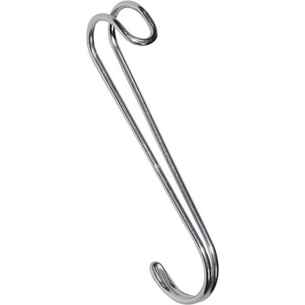 ・幅広と細い先端の2種類のフックの形状なので使い分けができます。・物の吊り下げ、引っ掛けとして・使用荷重(kN)：0.049・縦(mm)：120・耐荷重(kg)：5・D(mm)：31・L(mm)：120・A(mm)：120・B(mm)：26...