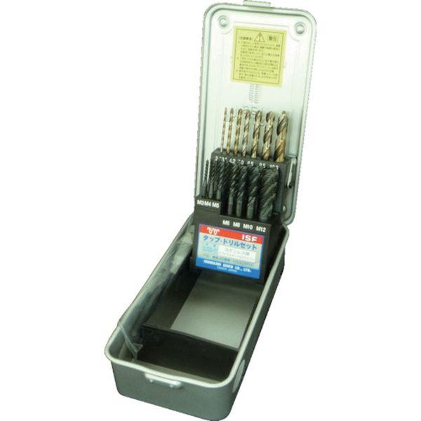 ・スチールケース入りです。・止り穴用です。・ステンレスの加工に最適です。・即時現場対応可能です。・使用工具:電動工具、工作機械・手作業でのネジきり加工でも使用が可能です。・セット内容(mm)：スパイラルタップ:M3、M4、M5、M6、M8、...