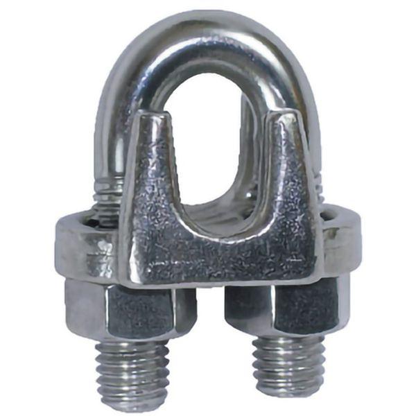 ・ステンレス製の一般的なワイヤクリップです。・ワイヤを止めるクリップ・適合ワイヤ径(mm)：2・ワイヤの端末加工用・ステンレス・既定の取付け個数、取付け間隔でご使用下さい。・生産国 中国・JANコード 4562156825303・質量 0....