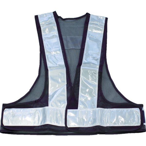 ・マジック式のテープにて胴回りのサイズ調整が可能です。・高視認な70mm幅の反射材付です。・メッシュ部は破れにくいラッセル構造です。・交通整理。・工事・建築現場。・鉄道保線区作業。・色：紺/シルバー反射・着丈(cm)：60・胴周り(cm)：...