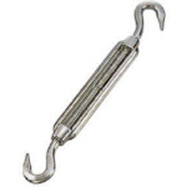 ・枠を回転させると、ゆるめたり、締めたりすることができます。・ワイヤロープの張り具合の調節に。・使用荷重(kN)：5.88・ねじ径：W5/8・L(mm)：250・A(mm)：120・W(mm)：40・B(mm)：195・S(mm)：19・L...