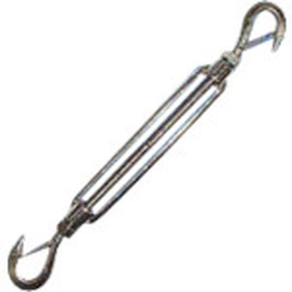 ・枠を回転させると、ゆるめたり、締めたりすることができます。・ワイヤロープの張り具合の調節に。・使用荷重(kN)：1.18・ねじ径：W5/16・L(mm)：120・A(mm)：65・W(mm)：21・B(mm)：105・L1(mm)：210...