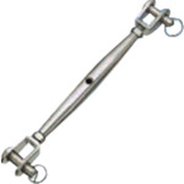 ・枠を回転させると、ゆるめたり、締めたりすることができます。・枠式とは違い、パイプタイプでネジ部分が露出していないので、より装飾的です。・リングを外すことにより、簡単に対象物に取付けられます。・ワイヤロープの張り具合の調節に。・使用荷重(k...