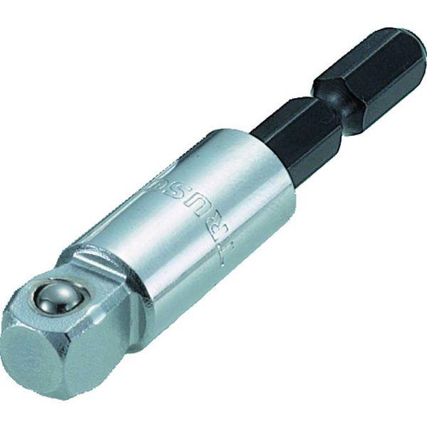 ・電動ドライバーなどに取り付けて手動用ソケットが使用できます。・振り角度10°の首振りタイプです。・ストレートの状態でも使用可能です。・6角シャンク部(6.35mm)は、圧入式で強力です。・建築工事、内装工事、電気工事。・差込角(mm)：9...