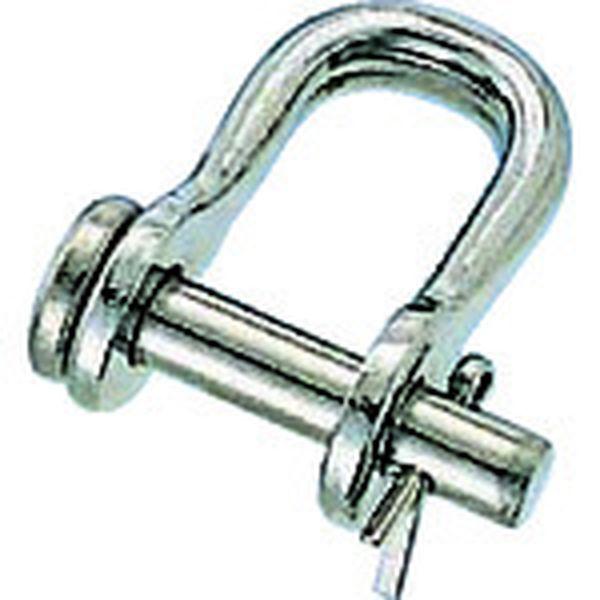 ・ワリピン止めなので、振動でピンが緩む危険がないタイプです。・チェーン・ワイヤ・ロープなどの連結や、端末の金具のジョイントに。・使用荷重(kN)：1.18・B(mm)：14・D(mm)：6・F(mm)：6.4・L(mm)：25・d(mm)：...