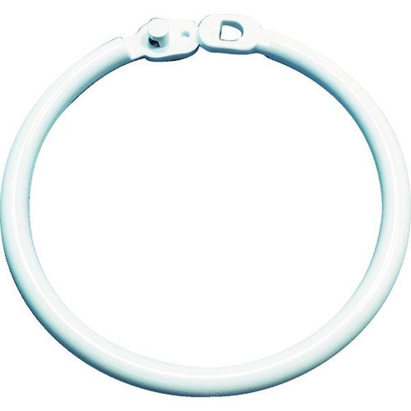 ・リングを開いてカードを自由に抜き差しできます。・書類・カードの綴り。・色：白・内径(mm)：57・線径(mm)：5・先端幅(mm)：8.5・ナイロン・生産国 日本・JANコード 4989999495959・質量 46.500g・コード：8...