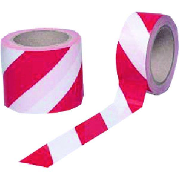 ・紅白の縞模様で視点誘導を促します。一巻45mm巾×50mです。・夜間の注意喚起や目印用に。・取付仕様：裏面糊付き・45mm幅X50mポリプロピレン・生産国 日本・JANコード 4580284643972・質量 220g・コード：184-9...