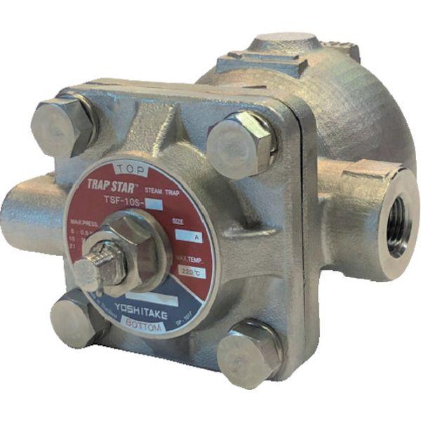 ・フロート、エアーベントなどの主要部品とコックが一体構造となっており、コックを回転させることにより流れ方向360°全方向の配管ができます。・オールステンレス製で、耐食性・耐久性に優れています。・高圧ベローズ式エアベントを採用しました。・スト...