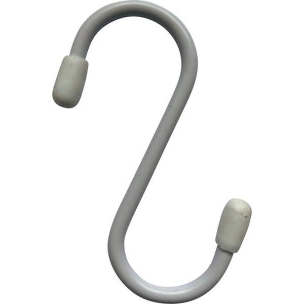 ・スチール製S字フックです。・物の吊り下げ、引っ掛けとして。・色：白・使用荷重(kN)：0.15・D(mm)：4・L(mm)：75・粉体塗装・スチール・表面処理：粉体塗装・生産国 中国・JANコード 4550414346011・質量 14g...