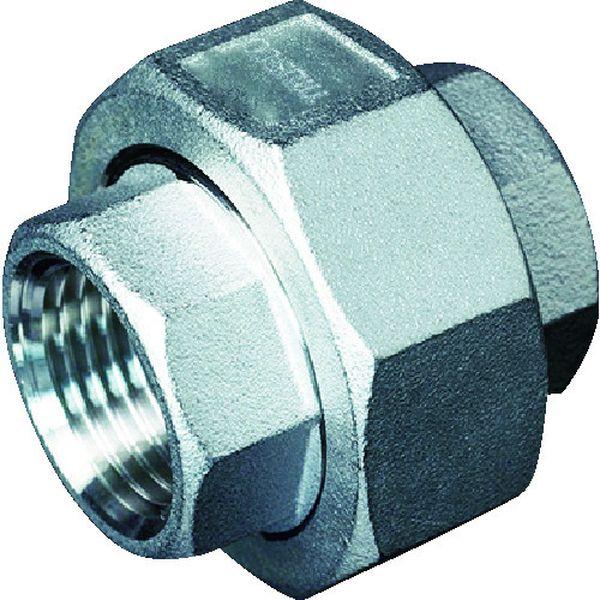 ・様々な設備に利用されるステンレス製のねじ込み継手です。・水・油・ガス用。・呼び径A：10・呼び径B：3/8・L(mm)：35.5・D(mm)：23・最高許容圧力(MPa)：常温1.0・使用温度範囲(℃)：0〜100℃・最高使用圧力：常温1...