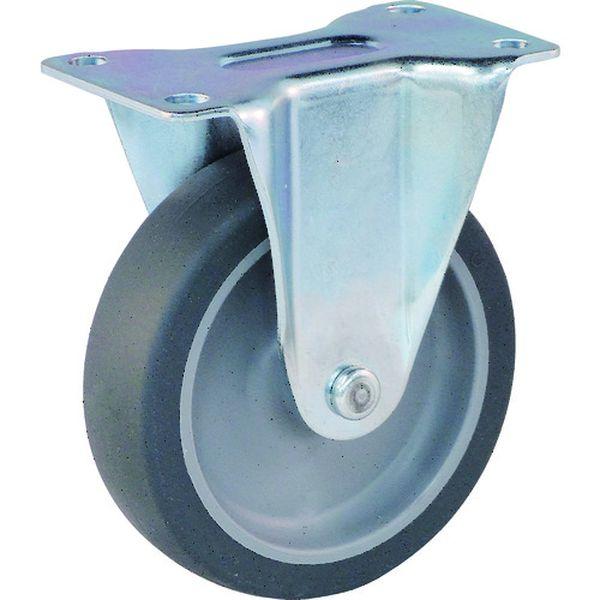 ・許容荷重(daN)：50・許容荷重(kgf)：51・車輪径D(mm)：100・車輪幅(mm)：27.0・取付穴径P(mm)：8.8・取付高H(mm)：122・本体材質：スチール・取付座(mm)：100×58・取付ピッチ(mm)：82×40...