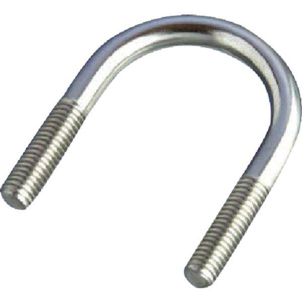 ・U字型金具の代表的な製品で、配管支持金具のスタンダード品です。・ステンレス製なので、錆びにくく美しいです。・配管用鋼管の固定、締め付けに使用。・ねじ径：M10・D(mm)：8.9・L(mm)：43・T(mm)：28・W(mm)：28・ステ...