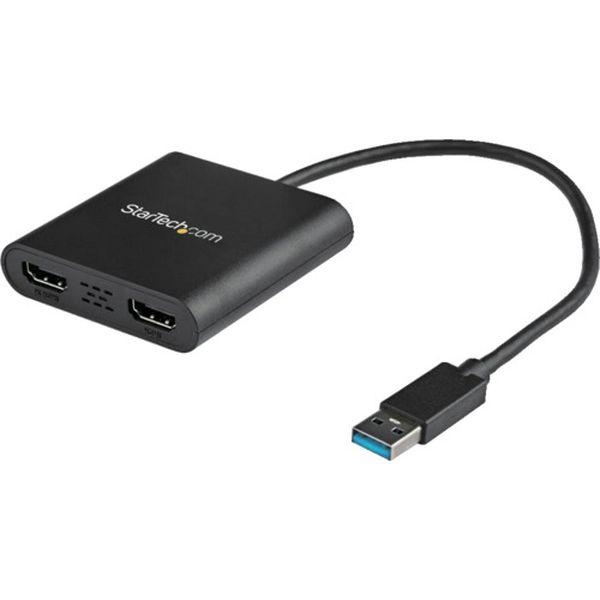 ・USB Type-AポートにHDMIモニターを接続します。・ノートパソコン搭載画面を含め合計で3画面を拡張モードでサポートします。・オフィスワーク、在宅勤務、会議室HDTVとの接続に便利です。・USBバスパワーで動作し、外部電源が不要です...