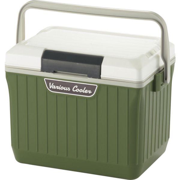 ・2人で持てるキャリングハンドルを採用しています。・ワンプッシュで開閉できます。・フタが外せてお手入れ簡単です。・色：グリーン・幅(mm)：375・奥行(mm)：270・高さ(mm)：285・容量(L)：9・収納目安：350ml缶・16本、...