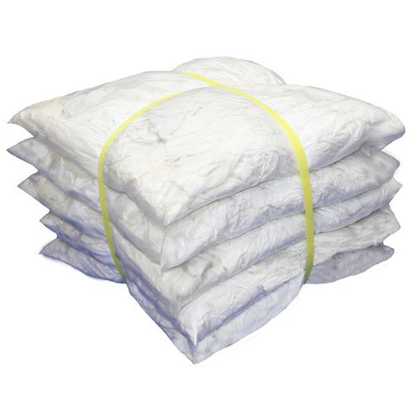 ・中古のTシャツや肌着などのメリヤス生地。・不定形です。・油や汚れを拭き取る作業に。・色：ホワイト・サイズ：約35〜50cm角・タイプ：中古生地・白色伸縮性メリヤス中古生地・綿・商品の性質上全ての混入物が100％除去されていない場合がござい...