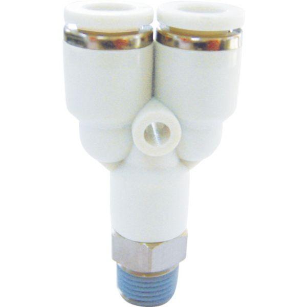 ・PBT(ポリブチレンテレフタレート)樹脂を標準採用し、スパッタなどの溶接火花の降りかかる環境で、継手の延焼事故をシャットアウトします。・適合チューブ外径D(mm):10・接続口径:R1/2・使用流体:空気・流体温度:0〜60℃・使用圧力:...