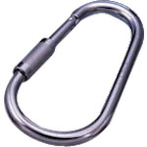 ・環付きは不用意にフックが開くことがなく、より安心です。・チェーン・ワイヤ・ロープ等の連結金具として、また端末の金具のジョイントに。・使用荷重(kN)：2.94・D(mm)：12・L(mm)：169・S(mm)：43・W(mm)：93・材質...