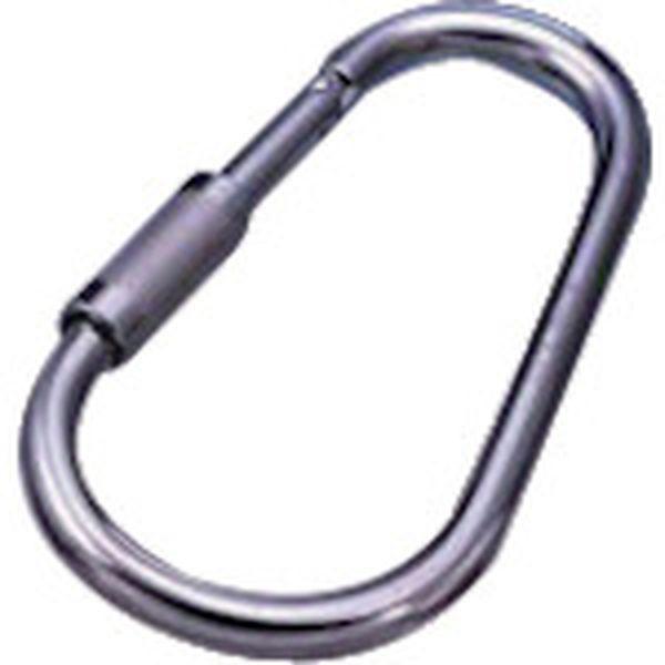 ・環付きは不用意にフックが開くことがなく、より安心です。・チェーン・ワイヤ・ロープ等の連結金具として、また端末の金具のジョイントに。・使用荷重(kN)：4.90・D(mm)：16・L(mm)：229・S(mm)：58・W(mm)：124・材...