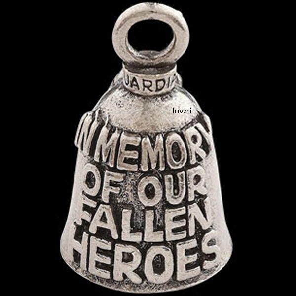 ガーディアンベル Guardian Bell In Memory of our fallen heroクロームベル本体 縦:約40mm 直径:約25mm【素材】合金【セット内容】ベル本体×1個 ポーチ×1個【仕様説明】バイカーベルとも呼ばれ...