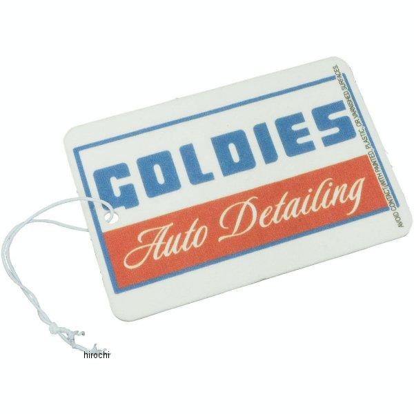 ゴールディーズオートディテイリング Goldies Auto Detailing GOLDIES TRICOLORE LOGO エアーフレッシュナー表カラー:ブラック裏カラー:ホワイト素材:ペーパー縦:約100mm横:約70mm厚み:約3m...