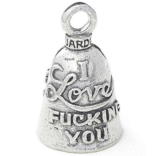 031051 ガーディアンベル Guardian Bells I Love F-ing You素材:合金ベル本体 縦:約40mm 直径:約25mmベル本体×1個 ポーチ×1個鋳造品の為、個体差があります。また小傷や凹みなどがある場合がありま...