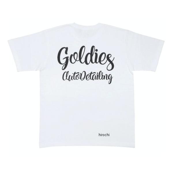 GADST001WH-XL ゴールディーズオートディテイリング SCRIPT LOGO Tシャツ XLサイズ ホワイト【XLサイズ】着丈：約750mm 身幅：約600mmGOLD RUSHスプレーでお馴染みのGoldiesより、ついにアパレ...
