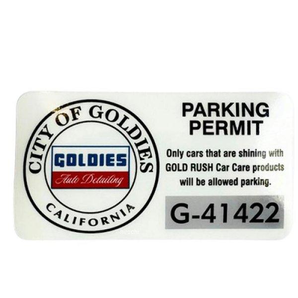 GPPS01 Goldies Auto Detailing ゴールディーズオートディテイリング PARKING PERMIT WINDOW ステッカーサイズ:約 (W)7cm (H)3.9cm内容物:ステッカー×1【商品説明】GOLDIES...