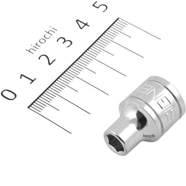 シグネット 3/8DR 1/4インチ ソケット (6角)・サイズ(インチ)：1/4・差込角(インチ DR)：3/8・ソケット外径(D1先端部；mm)：10・ソケット外径(D2差込部；mm)：17・ソケット深さ(e；mm)：9・全長(L；mm...