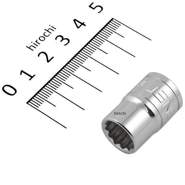 シグネット 3/8DR 11mm ソケット (12角)・サイズ(mm)：11・差込角(インチ DR)：3/8・ソケット外径(D1先端部；mm)：16・ソケット外径(D2差込部；mm)：17・ソケット深さ(e；mm)：8・全長(L；mm)：2...