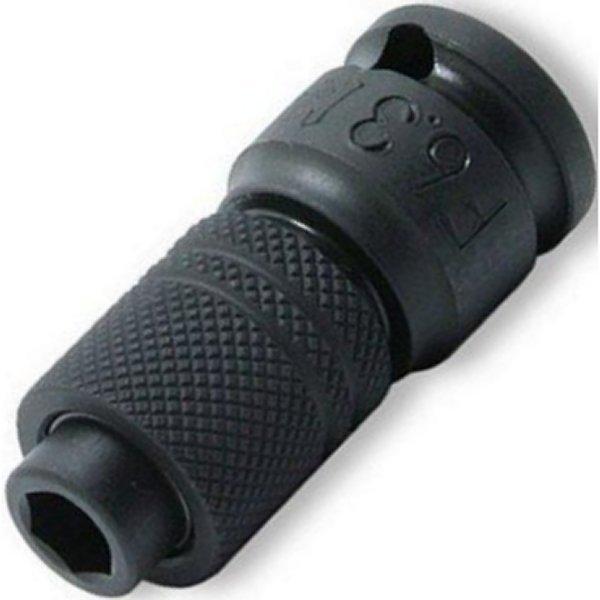 13142-F6.3 3/8インチsq 1/4インチ Hインパクト用ビットホルダー スライドチャック式13142-F6-3-KKヤフー SP店