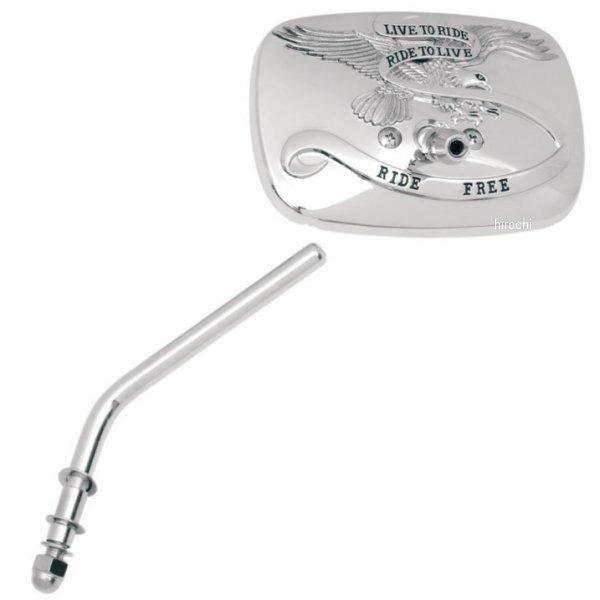 ・高品質のダイキャストミラー機能「Live to Ride Ride Free」・ミラーの背面にクロームまたはゴールドのエンボス加工されたスクリプト。・エンボス加工されたワシとスクリプトが正しく表示されるように、左バージョンと右バージョンの...