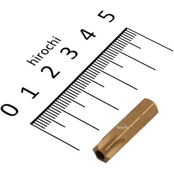 シグネット 1/4インチ チタンコーティングイジリ止ビット TX40・サイズ(TX)：40・差込角(インチ HEX)：1/4差込角が1/4インチHEXのチタンコーティングいじり止め付ヘクスローブビット。21513-SGヤフー SP店