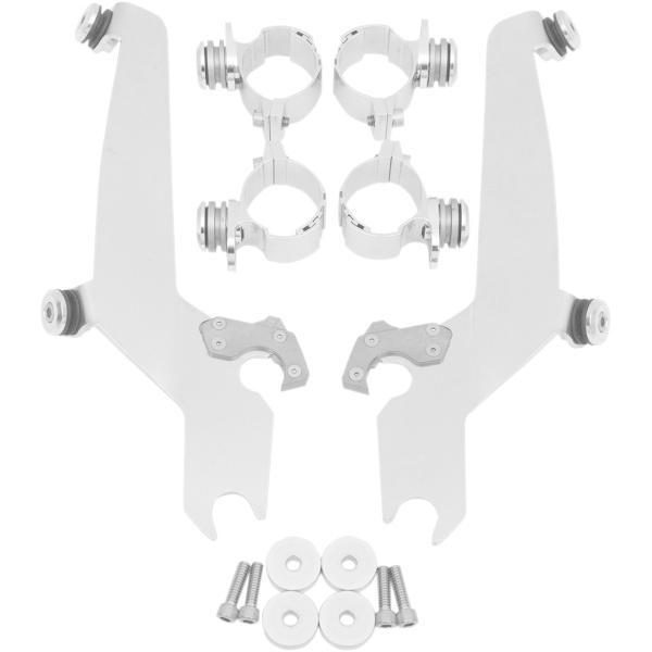 メンフィスシェード スポーツシールド用取り付け金具/工具無しで簡単取り外し可能。23年-24年 ホンダ SCL50098年-00年 ホンダ VT750C/CD Shadow ACE97年-99年 ヤマハ XV 1100 Virago Spe...