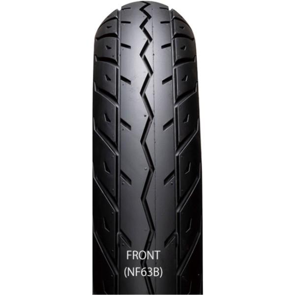 井上ゴム工業 IRC NF63B/Y用途:フロント用リム径:17インチチューブレスタイヤ標準リム幅(インチ):タイヤ幅:タイヤ外径:偏平率:0.9構造:バイアス荷重指数:38速度記号:P1本売りスーパーカブ C125 純正装着329554-...