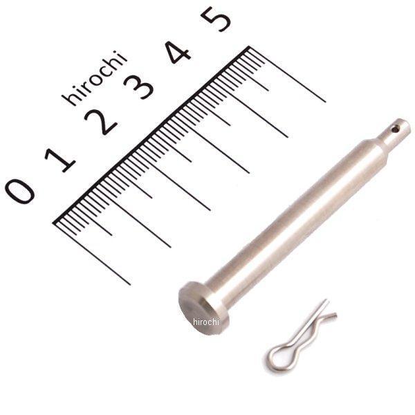 ブレンボ4POTキャスティングキャリパー用（1本）ピンシャフト径φ6mm×全長54mm。ピン×1、ベータピン×1のセット。1キャリパー1本使用。取付ピッチ40mmキャリパー用。差し込んでからベータピンで止めるタイプ。（純正は打ち込みタイプ。...