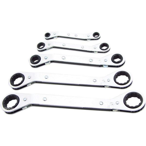 ラングツール Lang Tools ラチェットレンチセット オフセットサイズ:1/2インチ、7/16インチ、11/16インチ、9/16インチ、5/8インチ、1/4インチ、3/4インチ、3/8インチ、5/16インチ、7/8インチ3850-04...