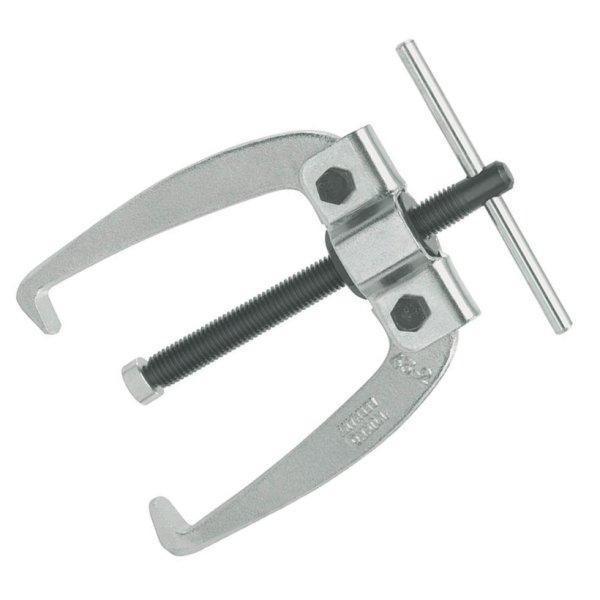 KUKKO 2本アームプーラー 80MMクッコオリジナルの自動求心システムで部品に合わせた素早い調節が可能です。バッテリーターミナル、小型ベアリング等用に効果的な構造で、特に自動調節式に求心をつかむので、滑らず確実な作業ができます。特に場所...