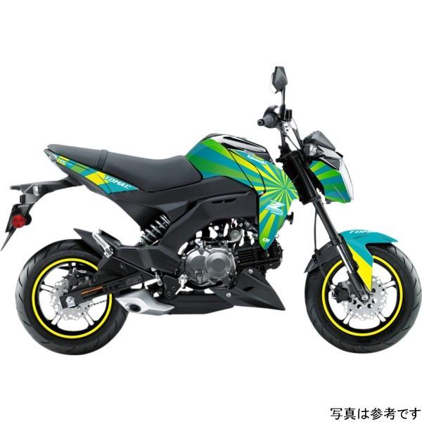 Dcor Visuals グラフィックキット18年-23年 カワサキ BR125 Z125 PROデザイン（カラー）：バースト4302-622620-20-331ヤフー SP店