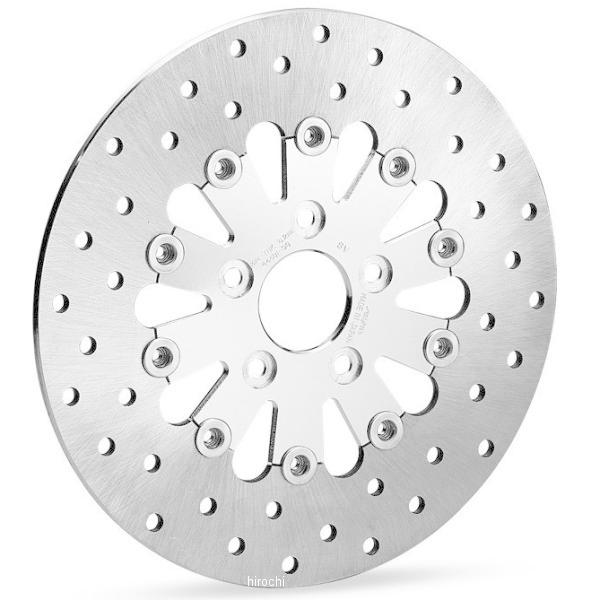 ポリッシュフローティングブレーキローター ティアドロップ クローム/ロウ14年以降 XL、06年-17年 ダイナモデル(ただし、FXDLSは不可)、15年以降 ソフテイルモデル(FXSEは不可)、08年以降 ツーリングモデルおよび 14年以...