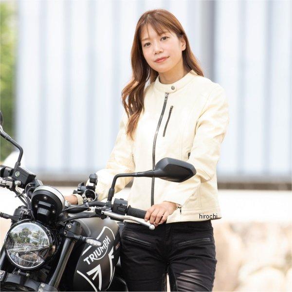 デグナー DEGNER FR20SJ-9A レザージャケット レディース アイボリー XLサイズサイズ：XLサイズカラー：アイボリー素材:羊革プロテクター装備箇所：肩、肘、背中 (胸はプロテクターポケットのみ)大人気のオーソドックスなシング...