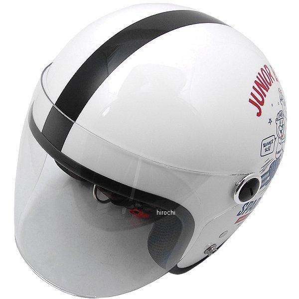 ナックルヘッド ジェットヘルメット Jr SPARK PLUGSサイズ：53-54cmカラー：ホワイト重量：1030 ± 50g全排気量対応【仕様説明】Knuckle Head別注モデル。RIDEZ Jrからナックルヘッド別注デザインモデル...