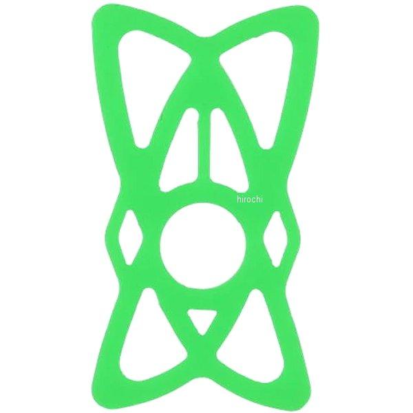 ライズ RIDEZ DEF ラバーバンド HOOK&amp;LOOPサイズ:約11.5cm×6cm×0.2cmカラー:グリーン素材:高伸縮シリコン【仕様説明】スマートフォンホルダーを使用した際の落下防止対策に。シリコン製のラバーバンドはスマ...