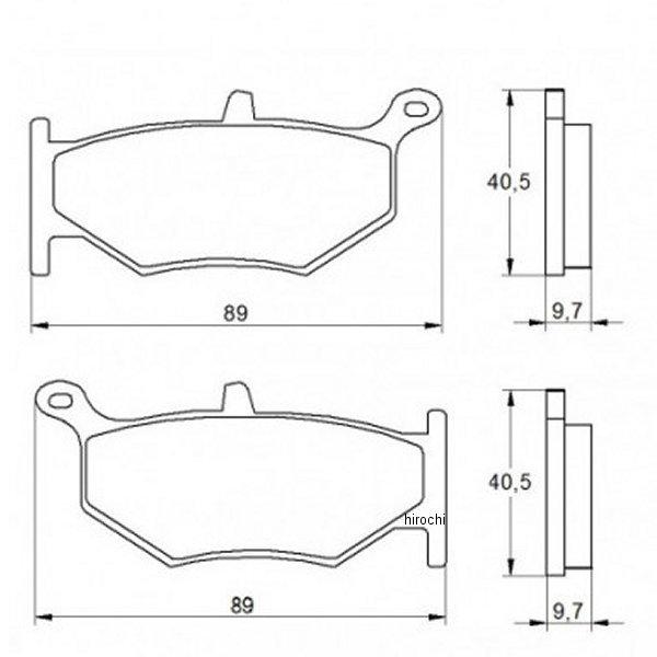 403-AGPP148-OR アコサット ACCOSSATO  ブレーキパッド AGPP14808年-14年 スズキ B-KING リア08年-12年 スズキ GSX-R 1300 HAYABUSA リア13年-19年 スズキ GSX-R ...