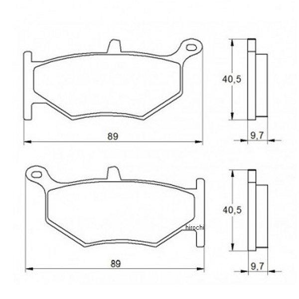 403-AGPP148-ST アコサット ACCOSSATO  ブレーキパッド AGPP14808年-14年 スズキ B-KING リア08年-12年 スズキ GSX-R 1300 HAYABUSA リア13年-19年 スズキ GSX-R ...