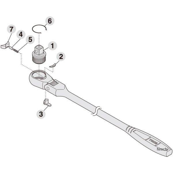 リペアキット 適応機種 RH2FHS RH2FH RH2FHL RH2FHX 差込角 6.35mm (1/4インチ) 4953488311624RK-RH2FHヤフー SP店